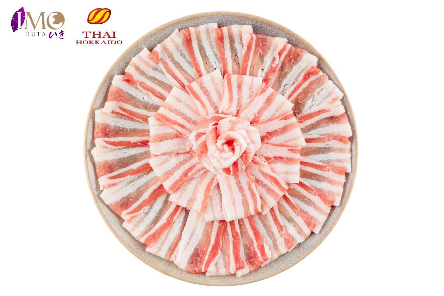 I02-009 สามชั้นสไลด์ Imo Buta – Thai Hokkaido